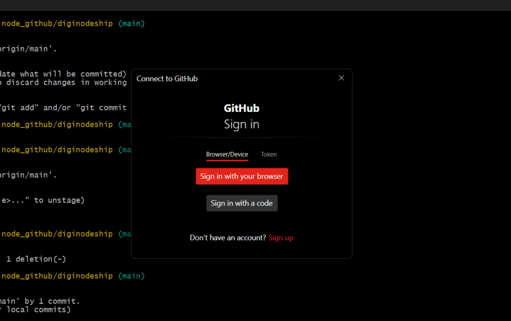 Pushing Changes to GitHub - Diginode