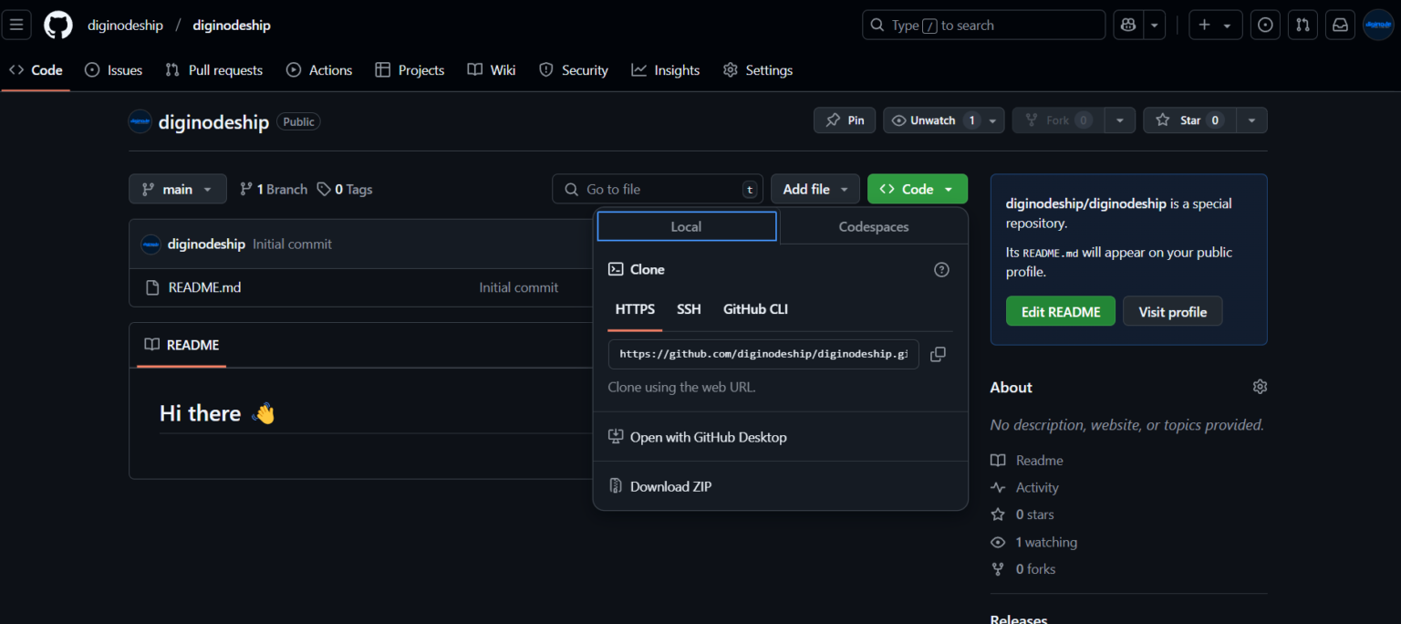 Pulling Changes from GitHub - Diginode