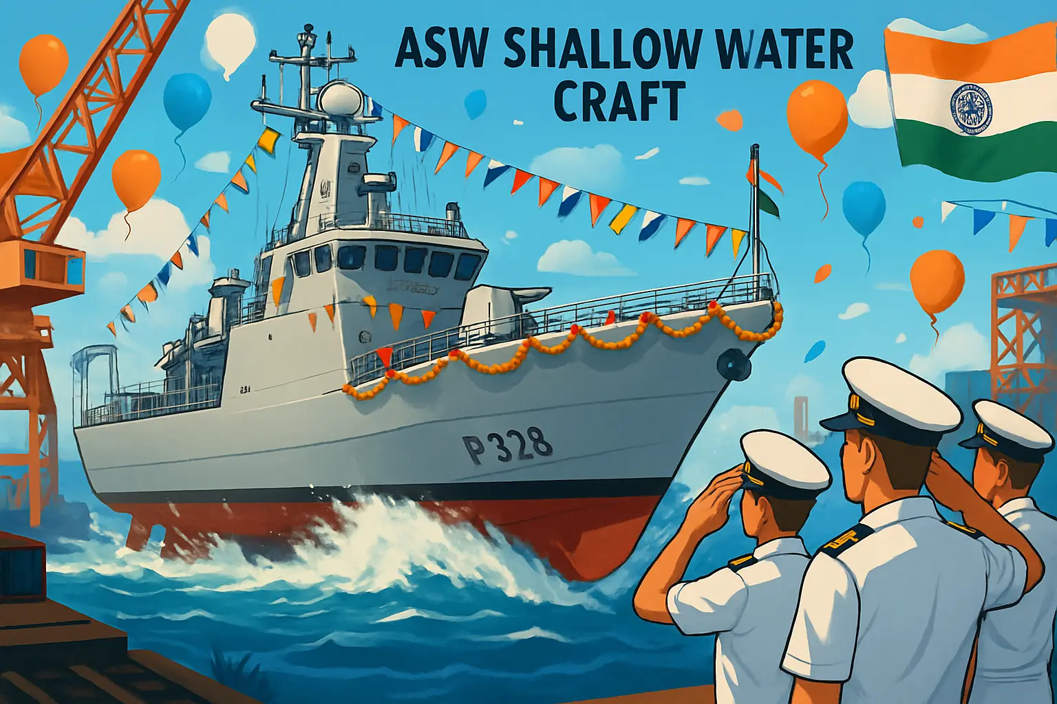 Final Anti-Submarine Warfare Craft ‘Ajay’ Launched - Diginode
